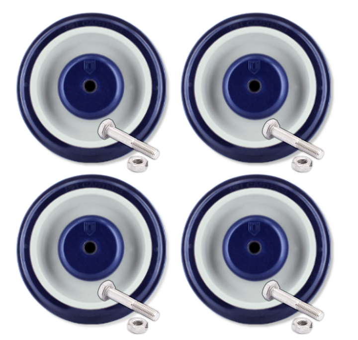 High-Quality Shopping Cart Wheels | Durable & Flat-Spot Resistant