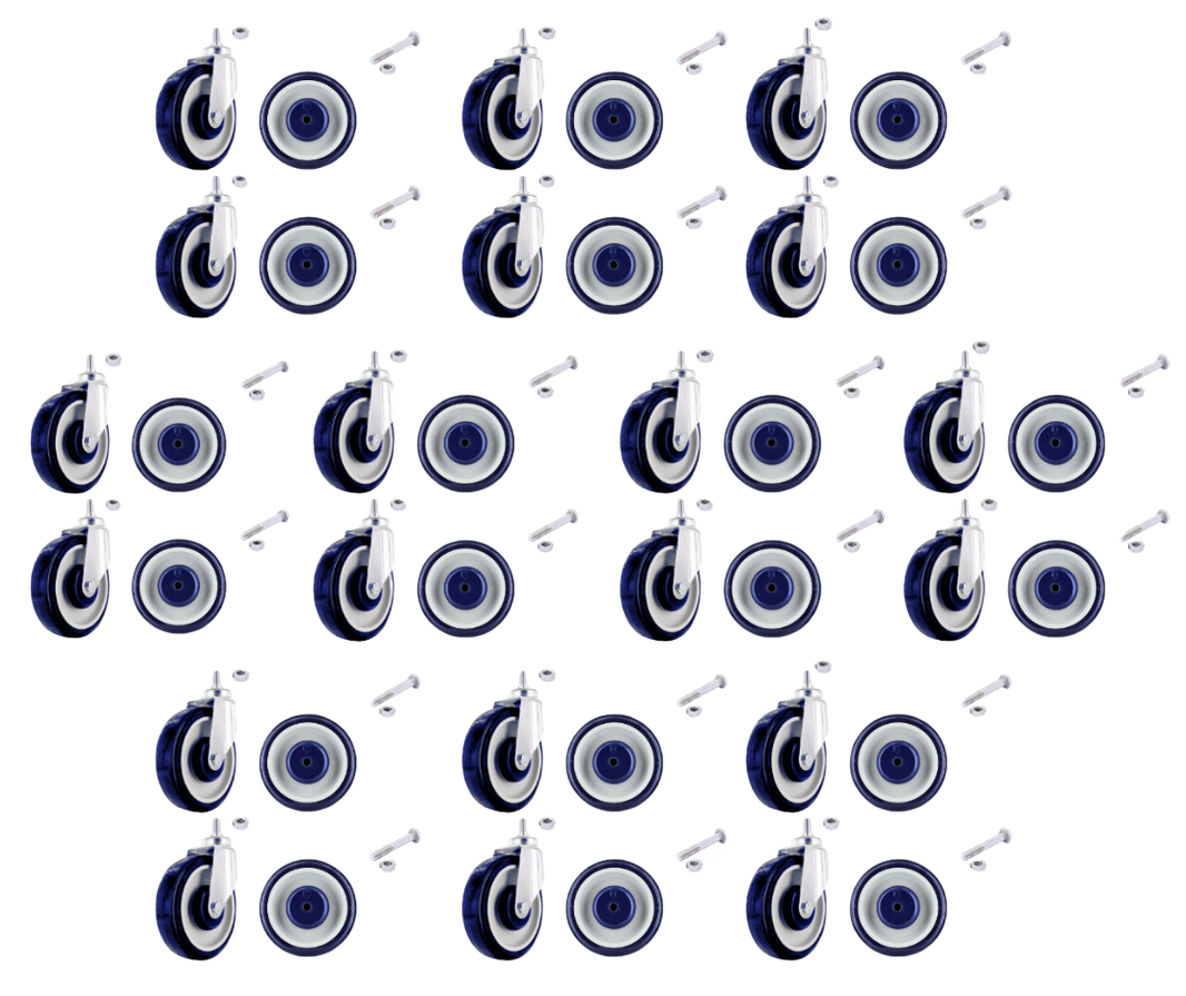 High-Quality Shopping Cart Wheels | Durable & Flat-Spot Resistant